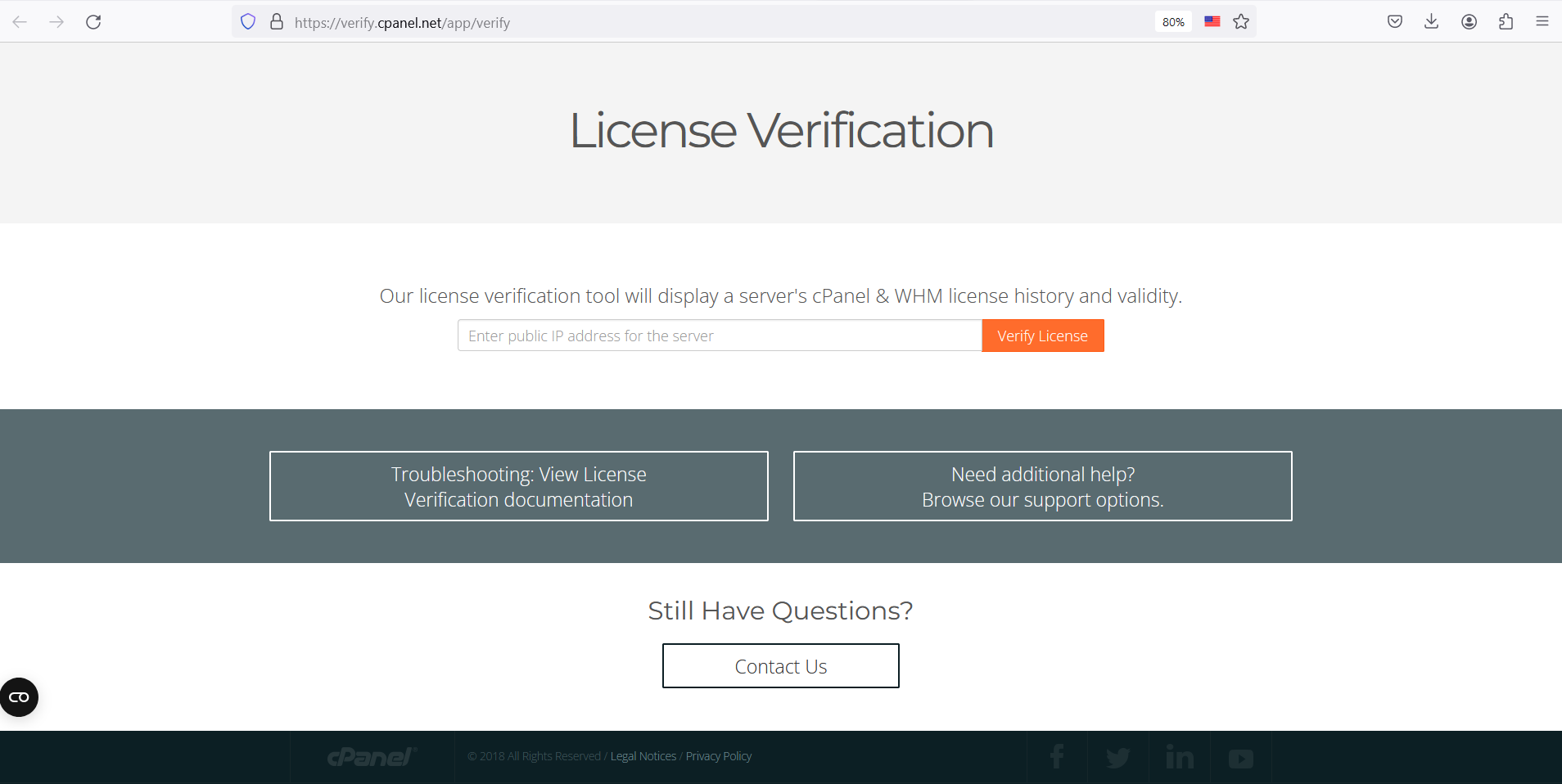 How to Check cPanel License